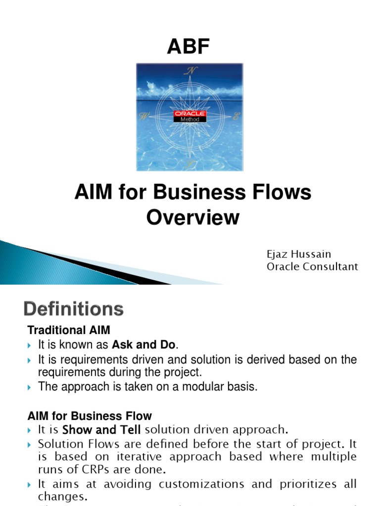 AIM for Business Flow Solutions | PDF | Business Process | Software ...