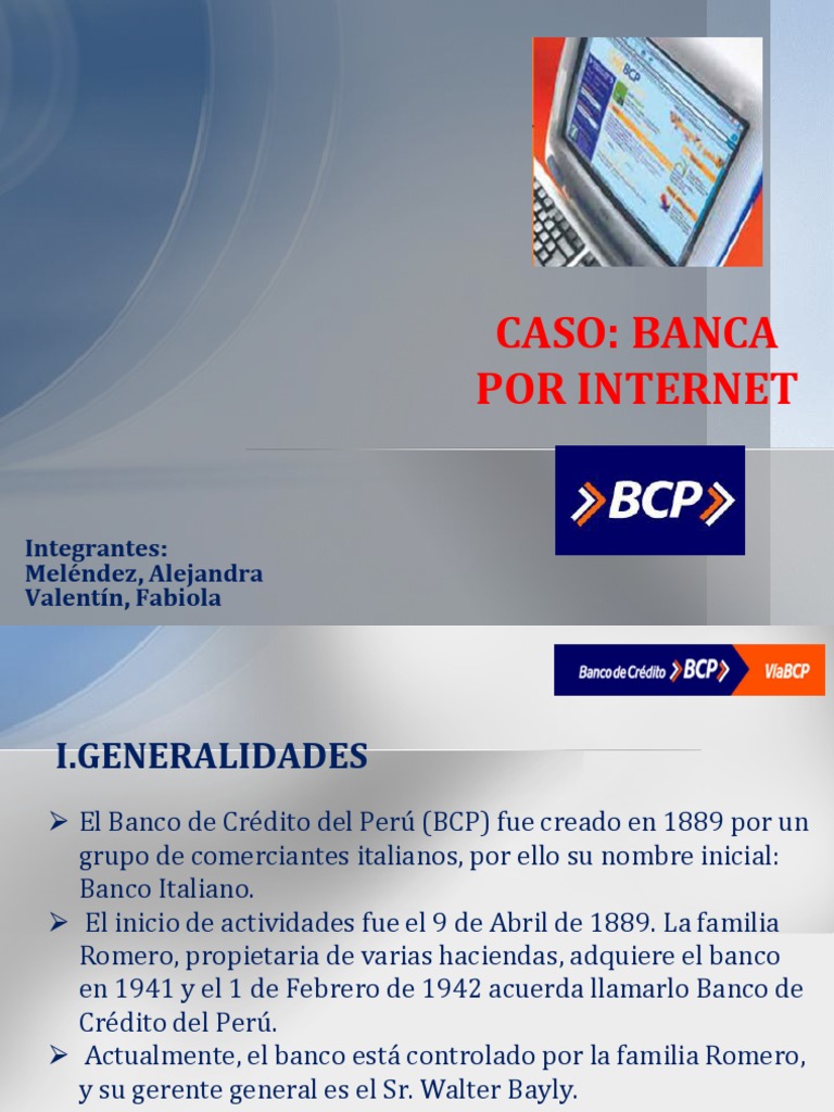Caso BCP | PDF | Bancos | Internet