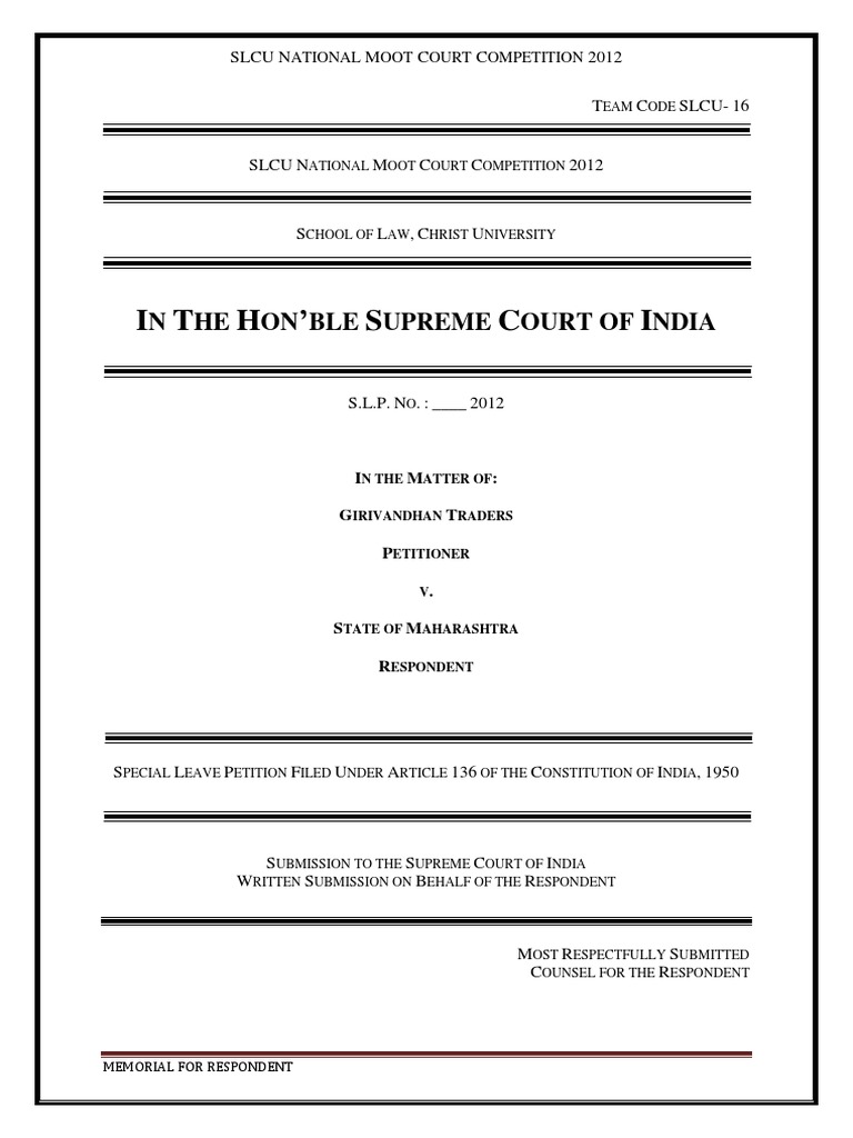 Article 136 of The Comstitution | PDF | Government | Common Law