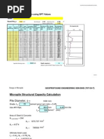 Design Calculation For Pile Length Using Meyerhoff Formulae | PDF ...