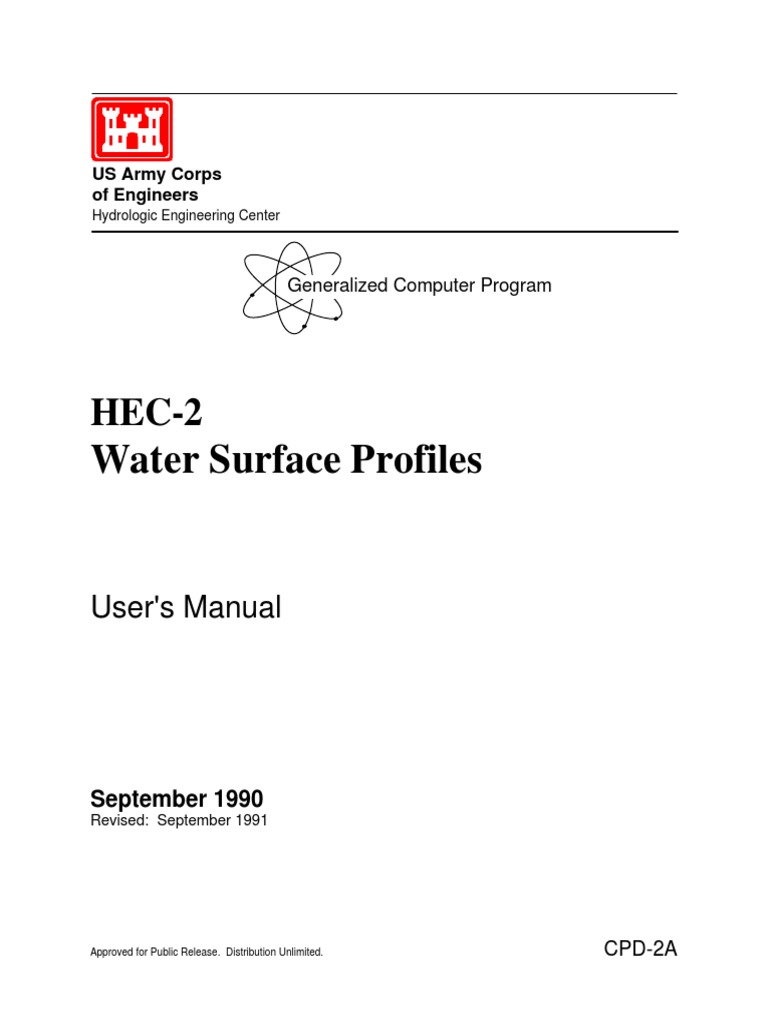 HEC-2 User's Manual for Water Profiles | PDF | Teaching Mathematics ...