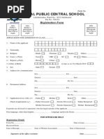 Student Admission Form | PDF