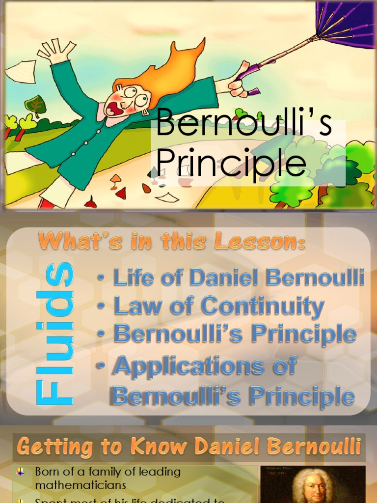 Bernoulli's Principle | PDF | Fluid Dynamics | Phases Of Matter