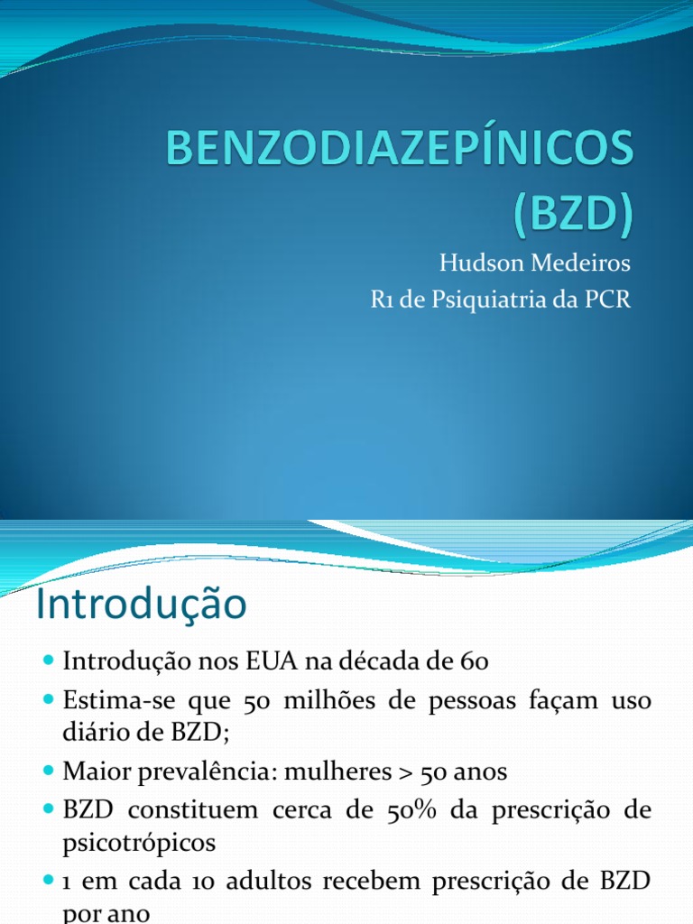 BENZODIAZEPÍNICOS | PDF | Benzodiazepina | Especialidades médicas