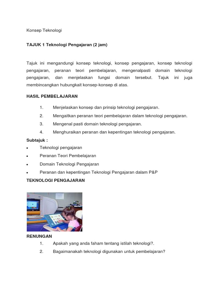 Modul Edu3105 Teknologi Dalam PNP | PDF