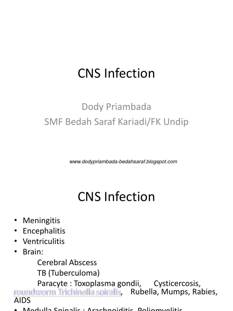 CNS Infections: Types and Treatments | PDF