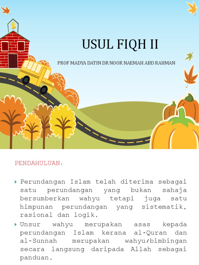 Usul Fiqh II - Nota 9 Mac 2014 | PDF