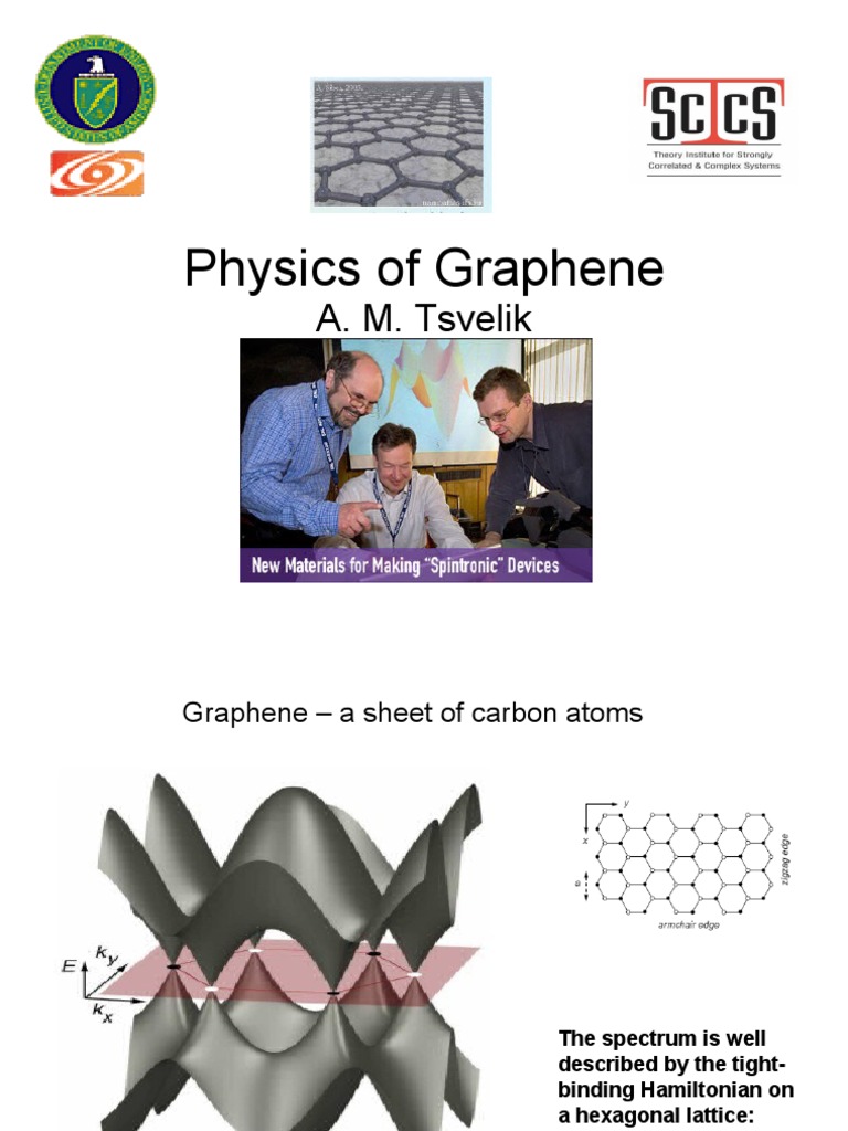 Physics of Graphene | PDF | Graphene | Hamiltonian (Quantum Mechanics)