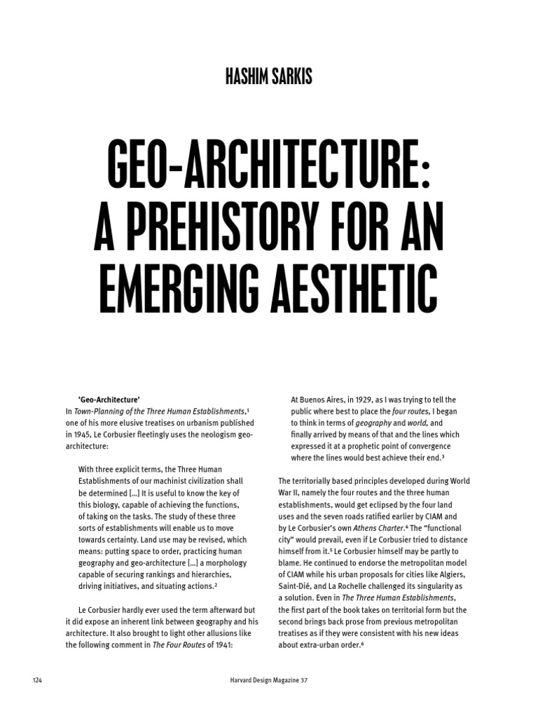 Geo Architecture | PDF | Geography | Aesthetics