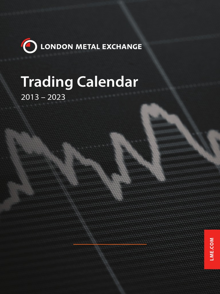 2013-2023 LME Trading Calendar | PDF | Apple Inc. | Materials