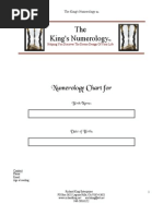 Numerology Worksheet PDF | PDF | Languages | Language Arts & Discipline