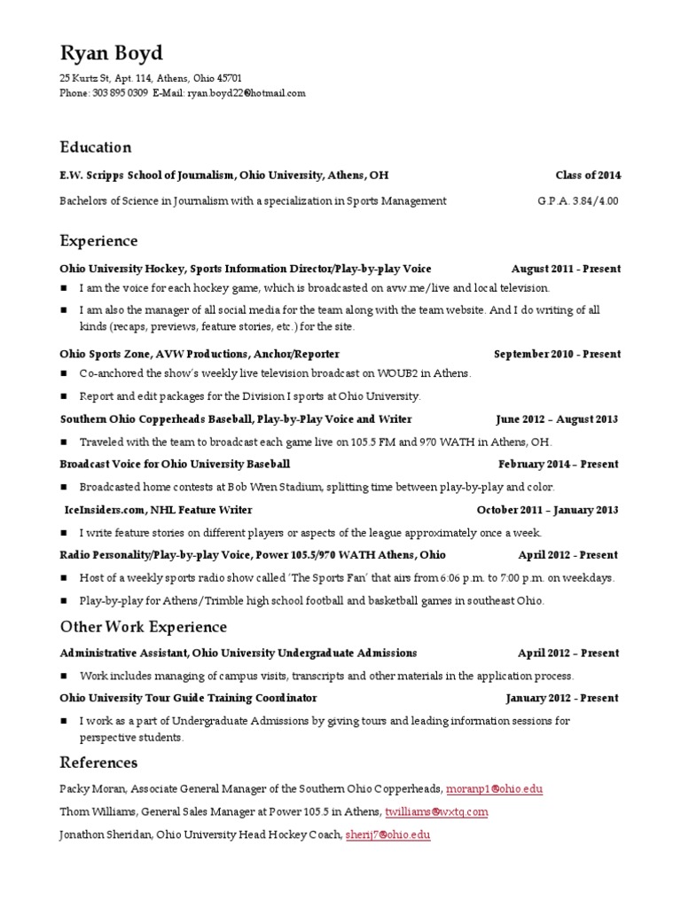 Boyd Resume | PDF