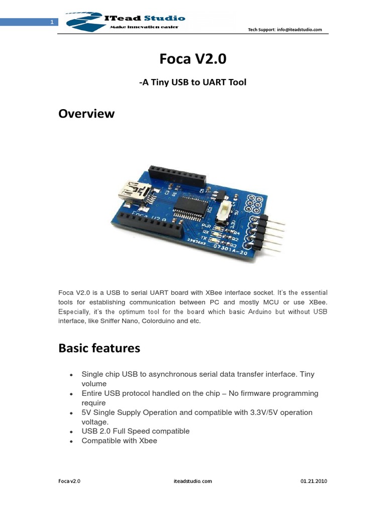USB to UART Tool for Arduino Boards | PDF