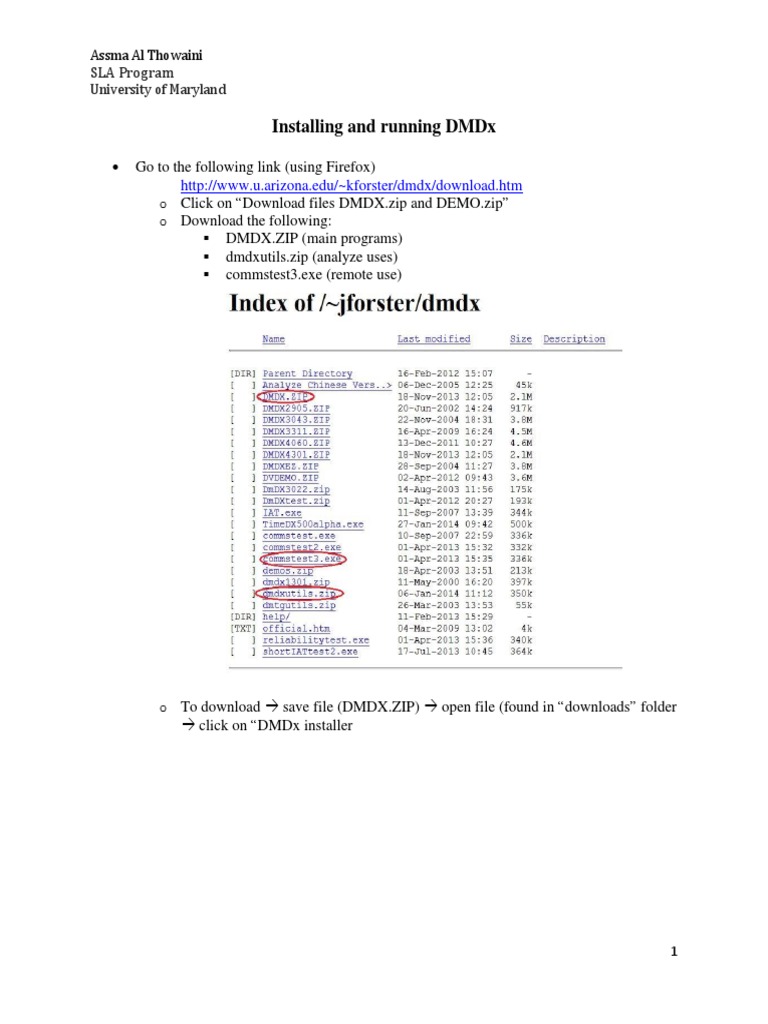 Dmdx Installation Pdf Zip File Format Computer File