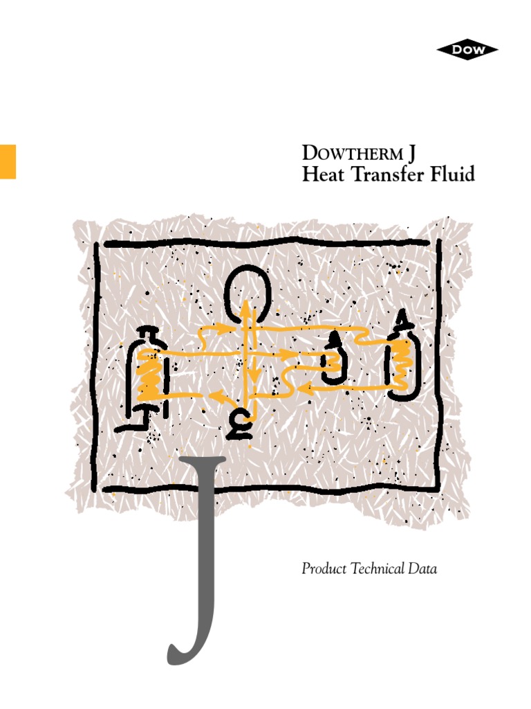 DOWTHERM J Heat Transfer Fluid Data | PDF | Heat Transfer | Coolant
