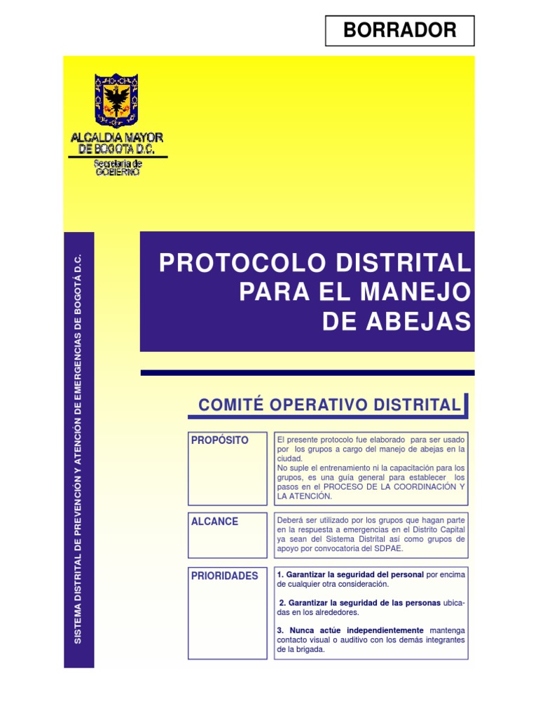 Guia Manejo de Abejas | PDF | Abejas | Bombero Guia Manejo de Abejas | PDF | Abejas | Bombero