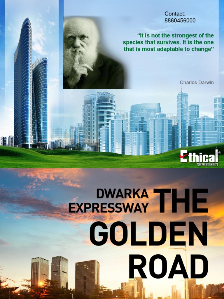 Dwarka Expressway - Presentation - 8860456000 | PDF | Transport | Road ...