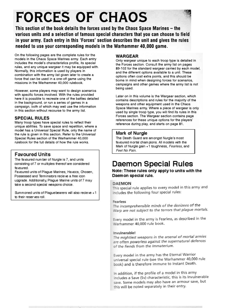 Death Guard Codex Project | PDF | Military | Violence