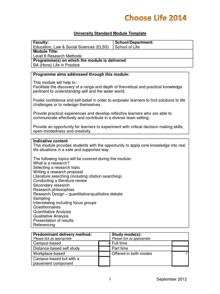 Level 6 Research Methods Pdf Teaching Method Educational Assessment