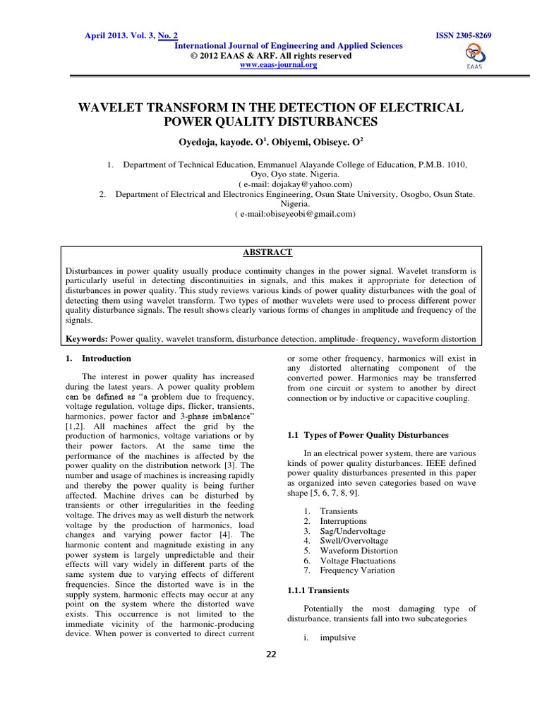 Deteksi Transformasi Wavelet | PDF | Wavelet | Fourier Analysis