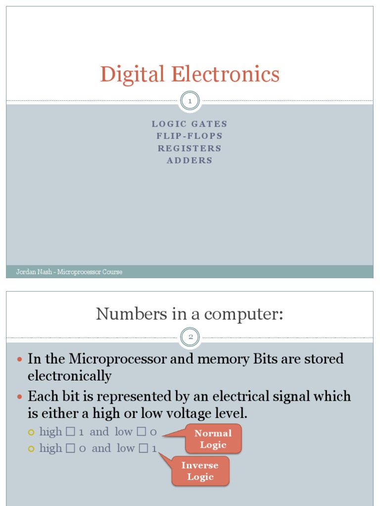 4 Digital Electronics | PDF | Logic Gate | Digital Electronics