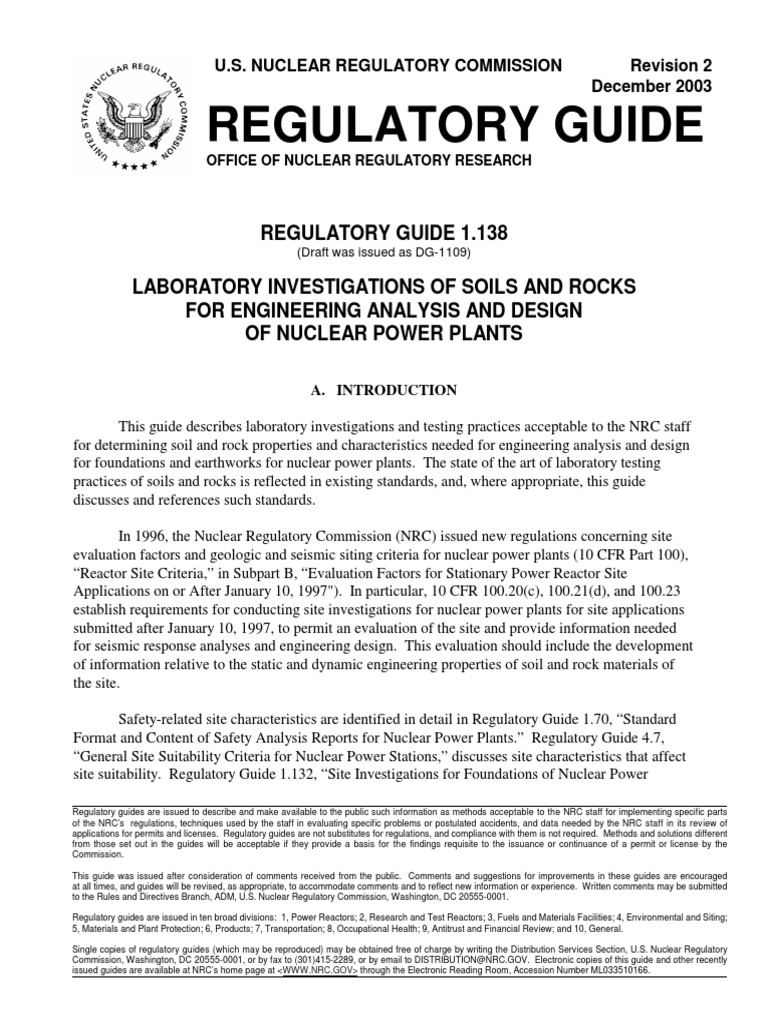 Laboratory Testing of Soils and Rocks for Engineering Analysis and ...