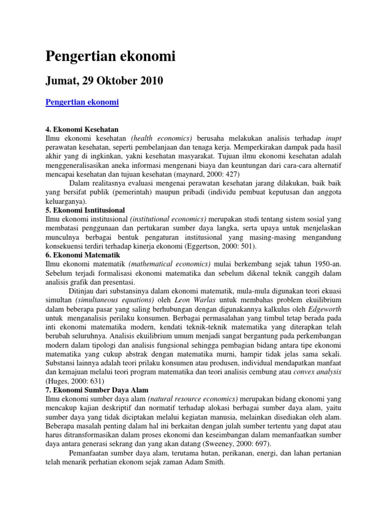 Pengertian Ekonomi Pdf - Perumperindo.co.id