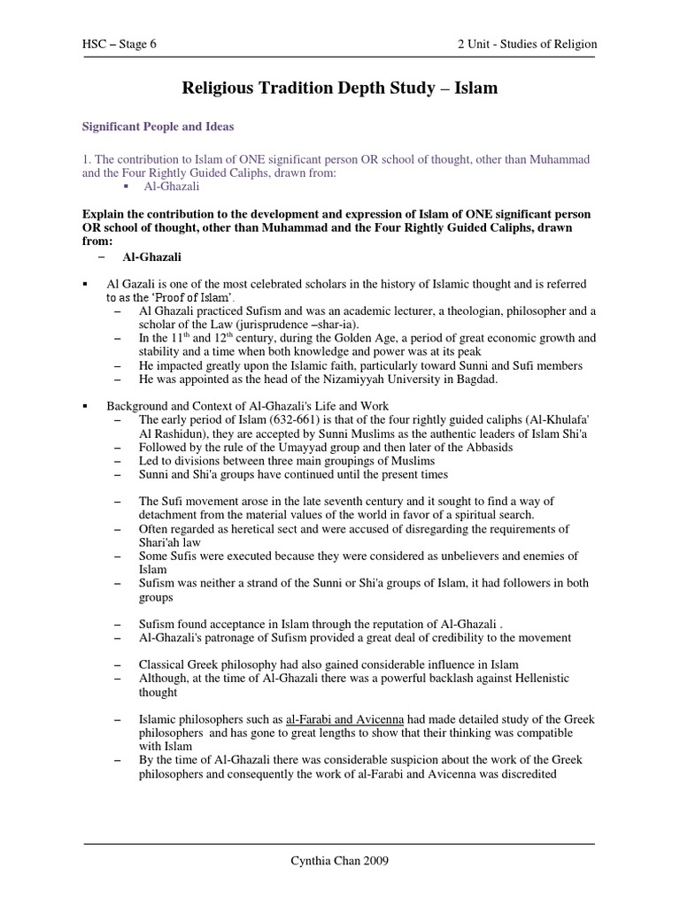 Islam Notes | PDF | Hajj | Sufism