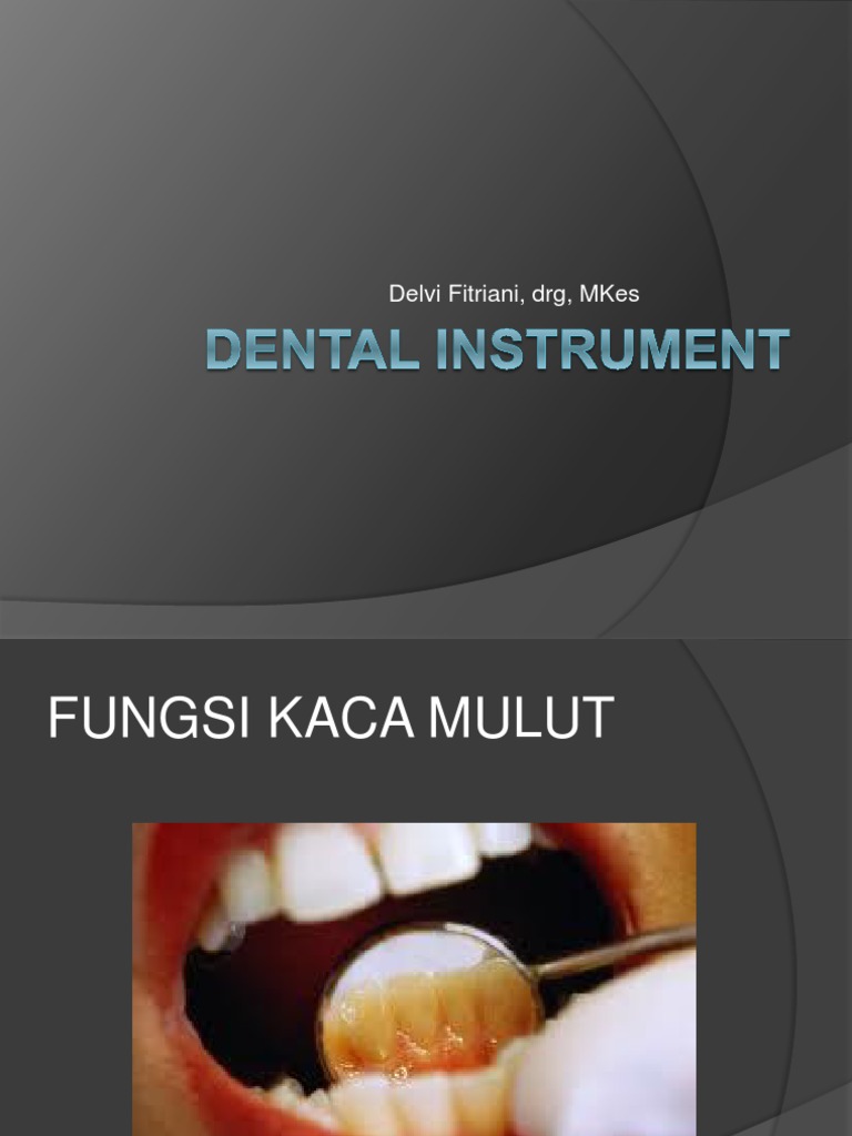 Dental Instrument | PDF