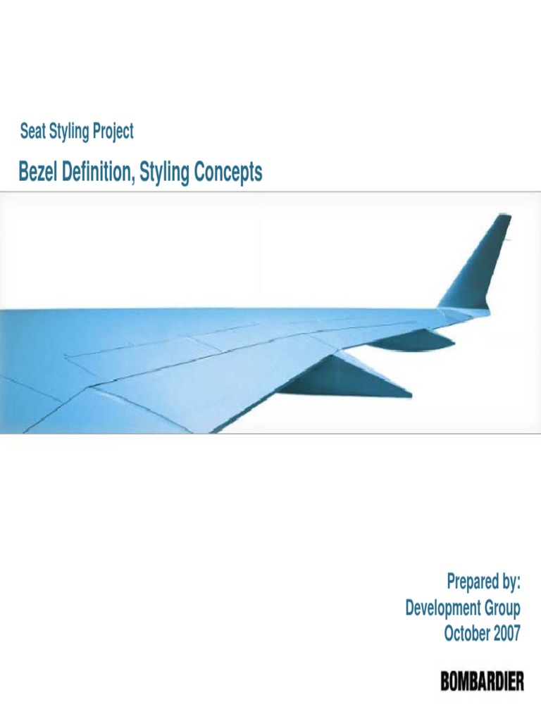 Seat Styling - Bezel Definition - Styling | PDF | Human Factors And ...