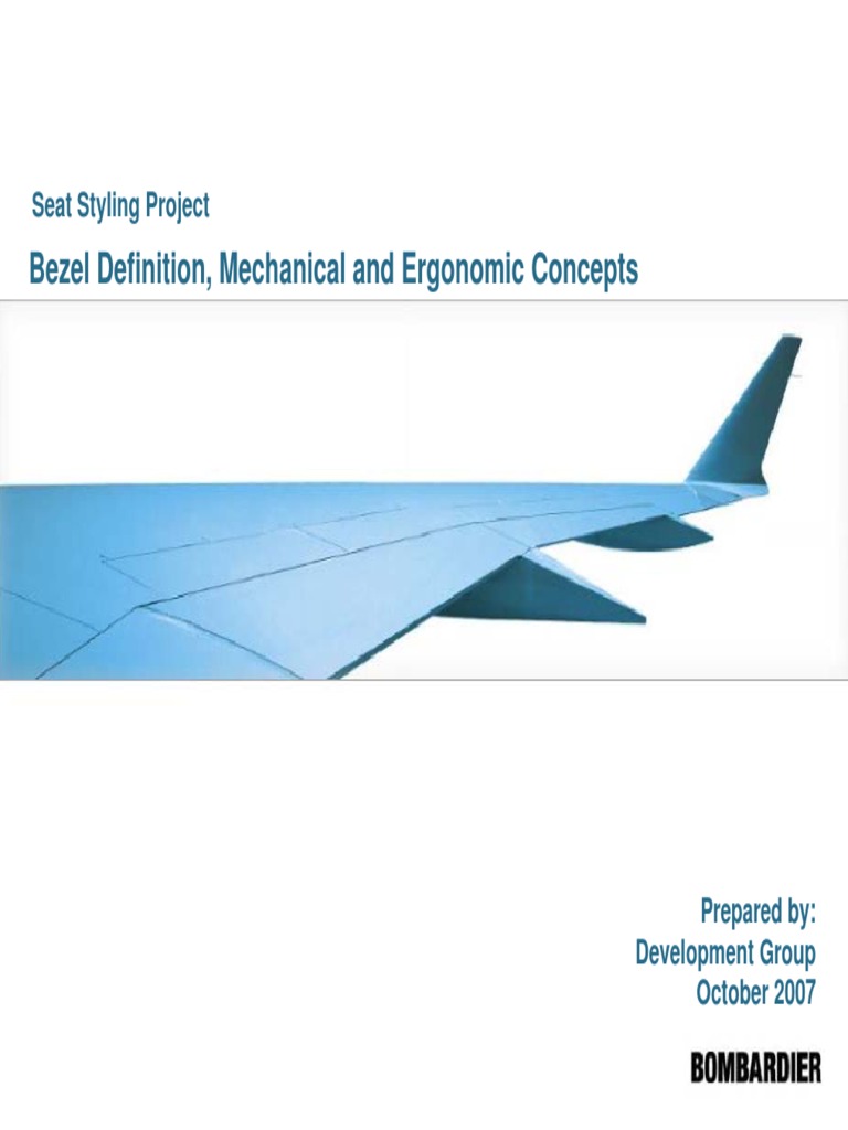 Seat Styling - Bezel Definition - Mech - Ergo | PDF | Human Factors And ...