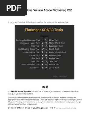 Photoshop Cs6 Tutorials Pdf Free Download