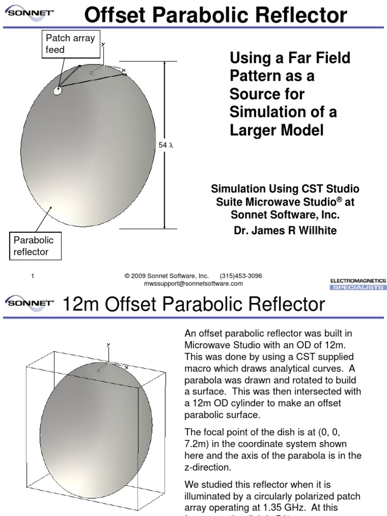 Array Feed of Reflector | PDF | Electrodynamics | Atomic