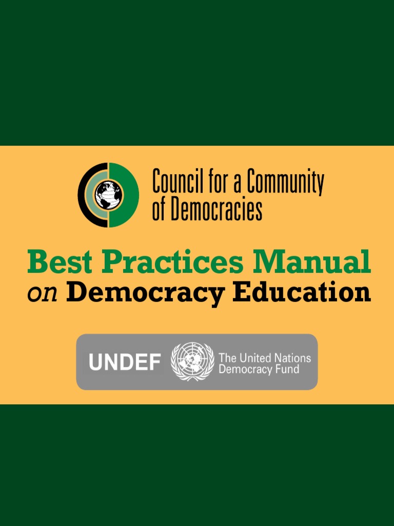 CCD Best Practices | PDF | Civics | Lesson Plan
