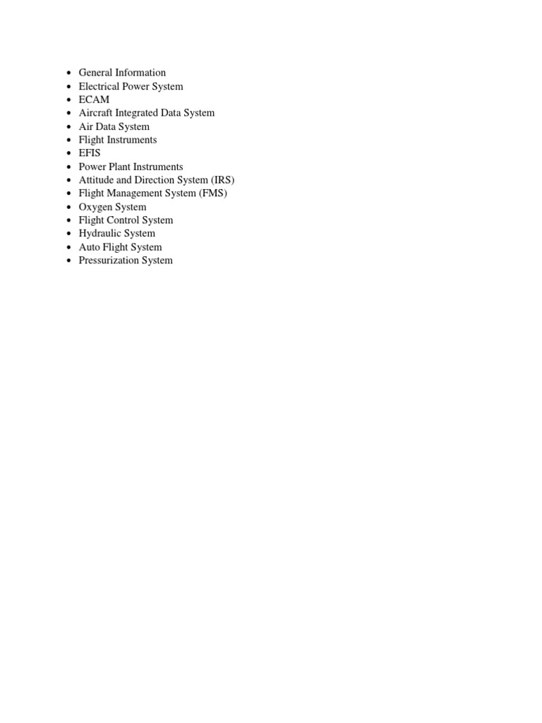 Aircraft Systems Overview PDF | PDF | Technology & Engineering