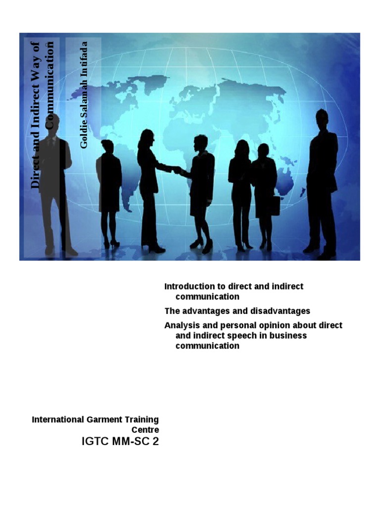 Direct vs Indirect Way of Communication | Communication | Psychological ...