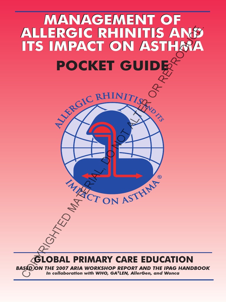 Aria Rhinitis Allergic Pocket Guide | PDF | Allergy | Medical Diagnosis