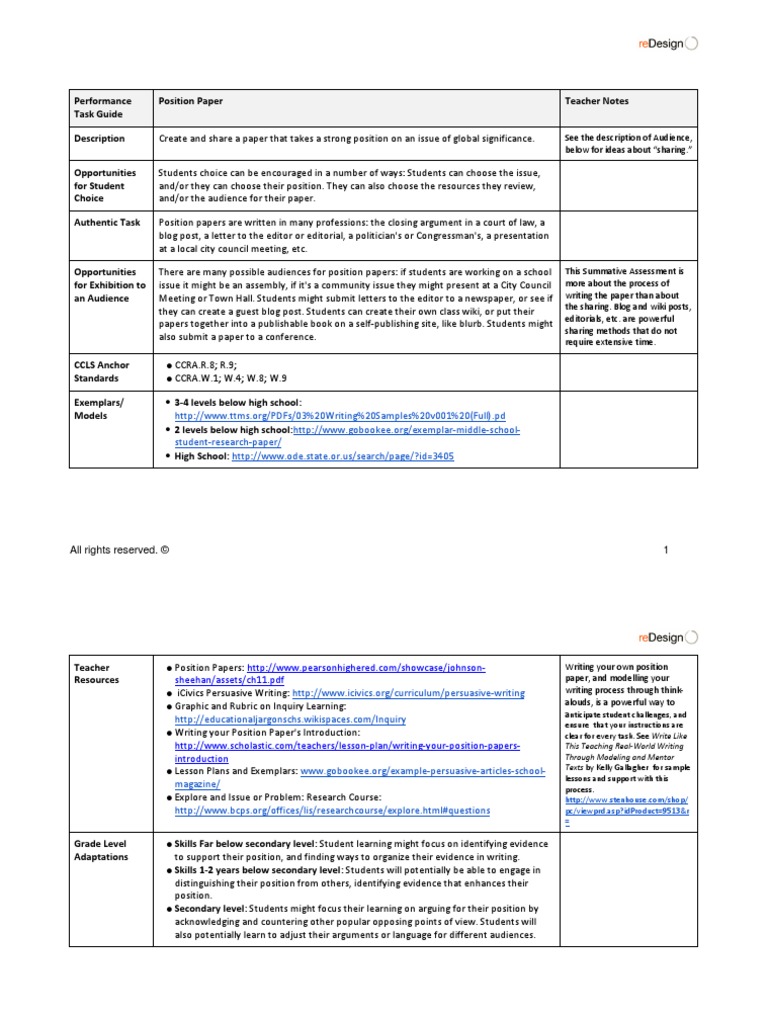 Performance Task Guide With Learning Progression | PDF | Educational Assessment | Teaching