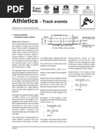 200m Track Stagger Distance Guide | PDF | Lane | Sports
