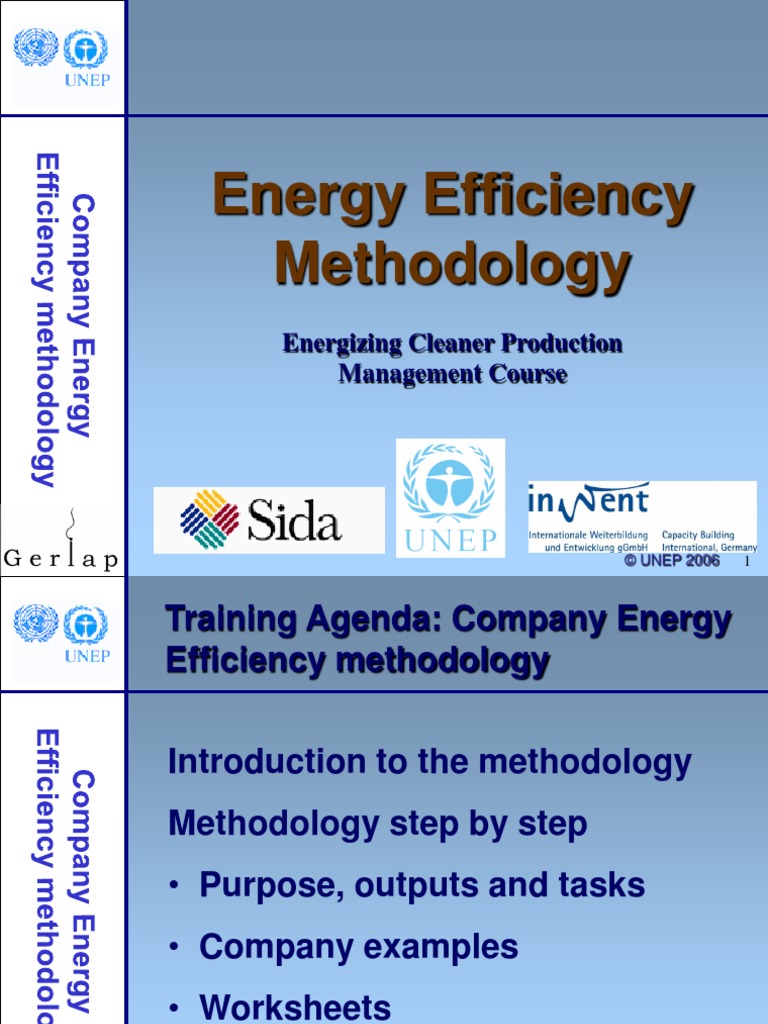 Energy Efficiency Methodology | PDF | Boiler | Efficient Energy Use