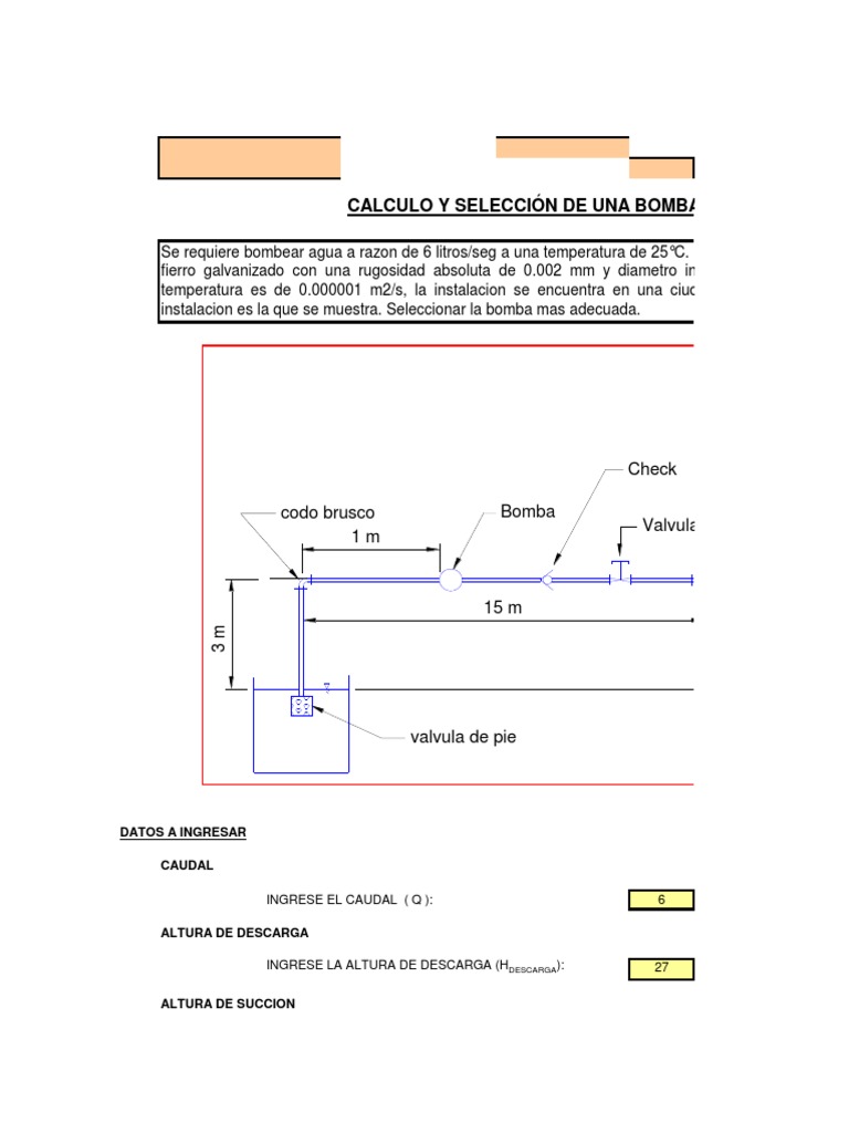 Seleccion de Bombas | PDF | Bomba | Cantidad