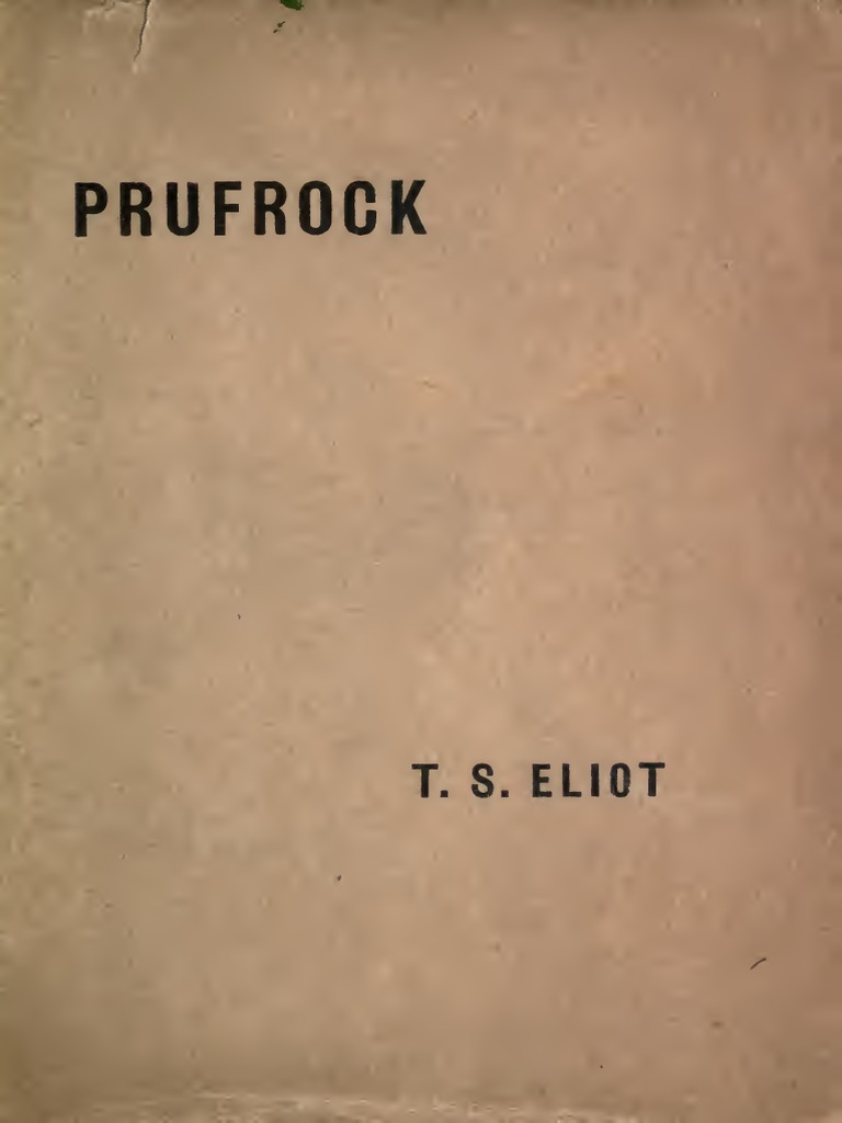 Prufrock | PDF | Nature | Leisure