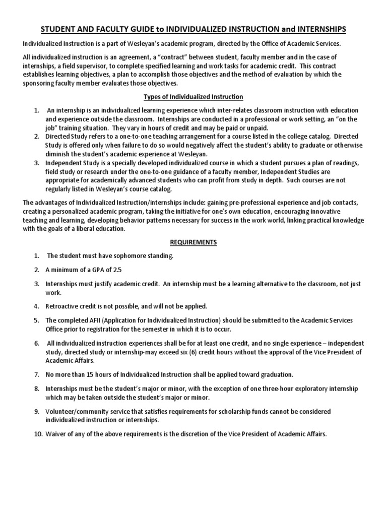 Internship Packet | Download Free PDF | Internship | Job Hunting