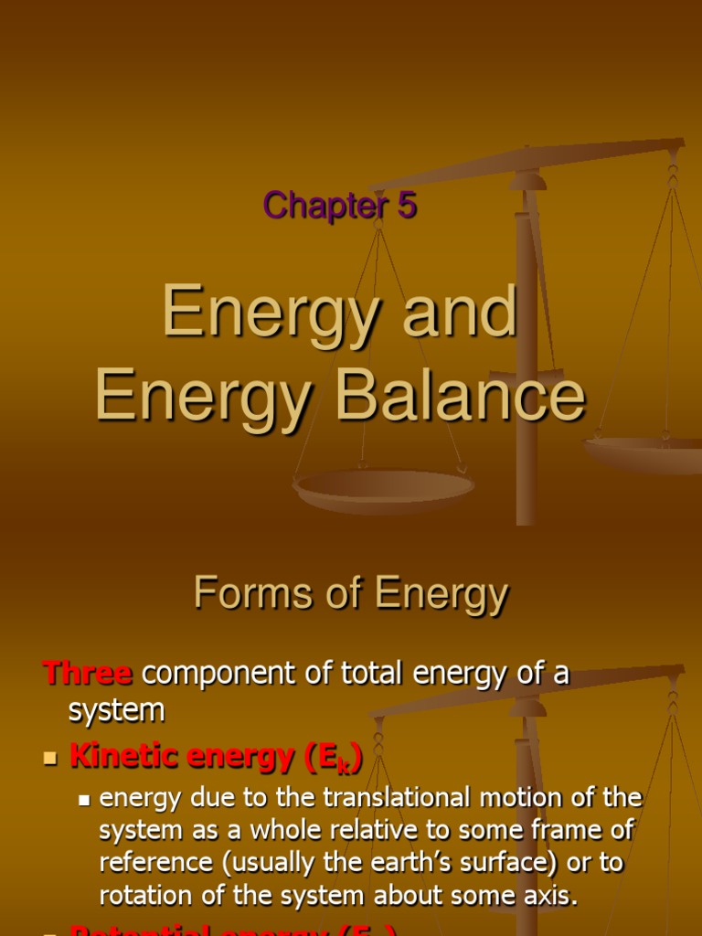 Energy Balance in Thermodynamics | PDF | Enthalpy | Fluid Dynamics
