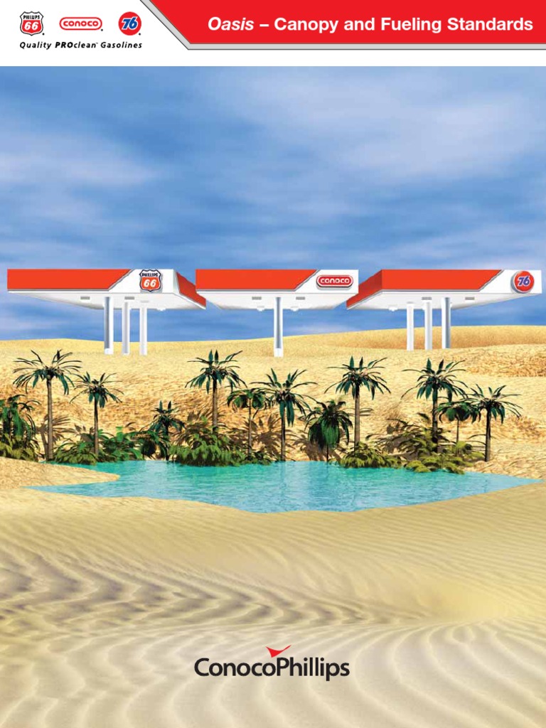 Conoco Oasis Canopy Brochure | PDF | Typography | Logos