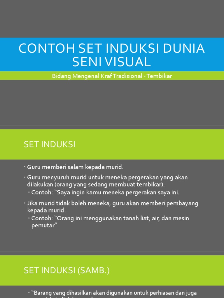 Contoh Set Induksi PSV | PDF