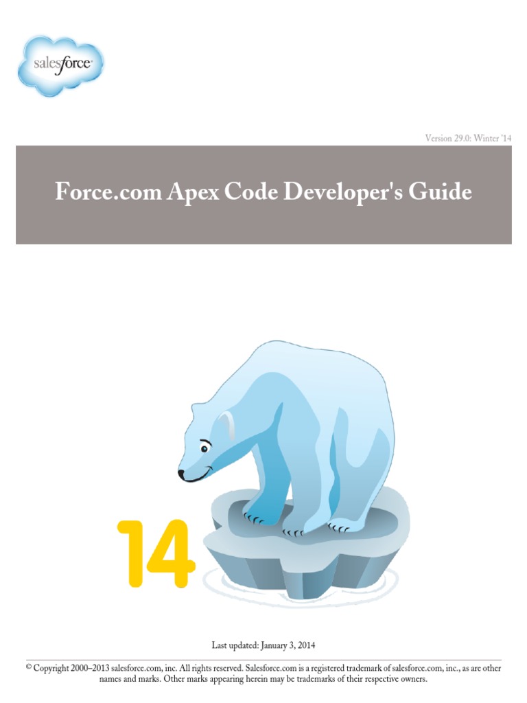 Salesforce Apex Language Reference Pdf Class Computer Programming Salesforcecom 3556
