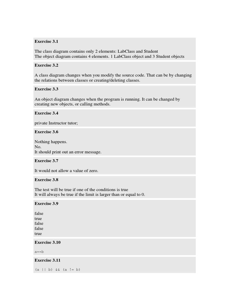 Solutions Bluej Pdf Object Computer Science Object Oriented Programming