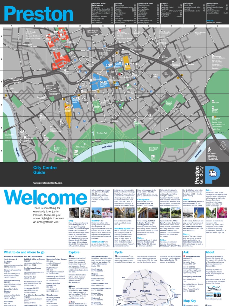 Preston city centre map | Chess | Chess Theory