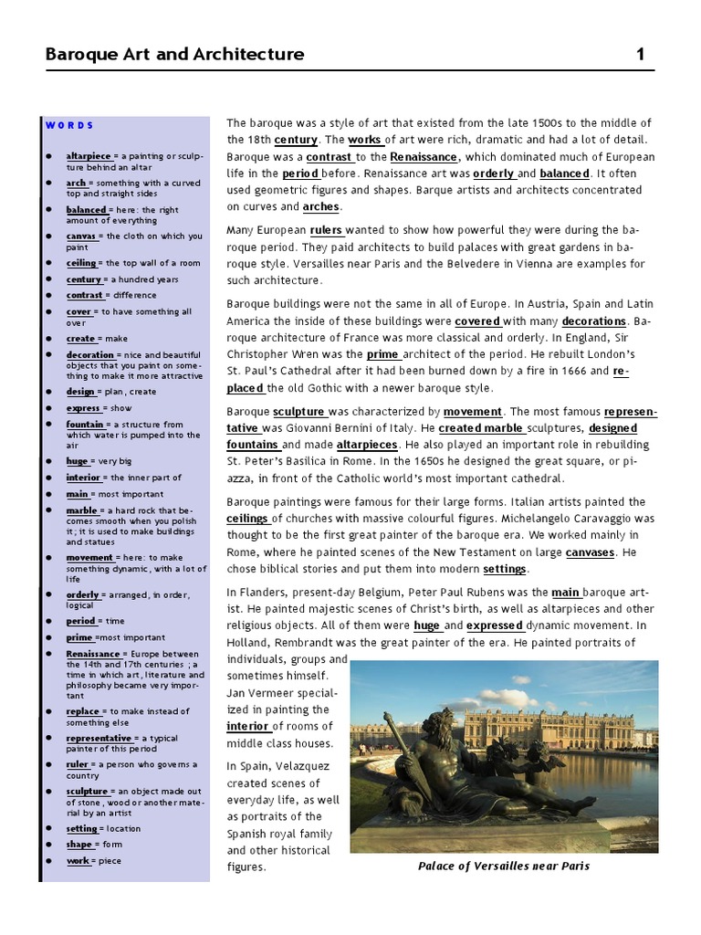 Baroque Art and Architecture Overview | PDF | Baroque | Paintings